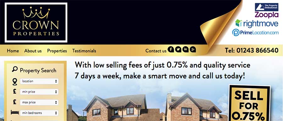 Crown Properties Get A Make Over | Website Success