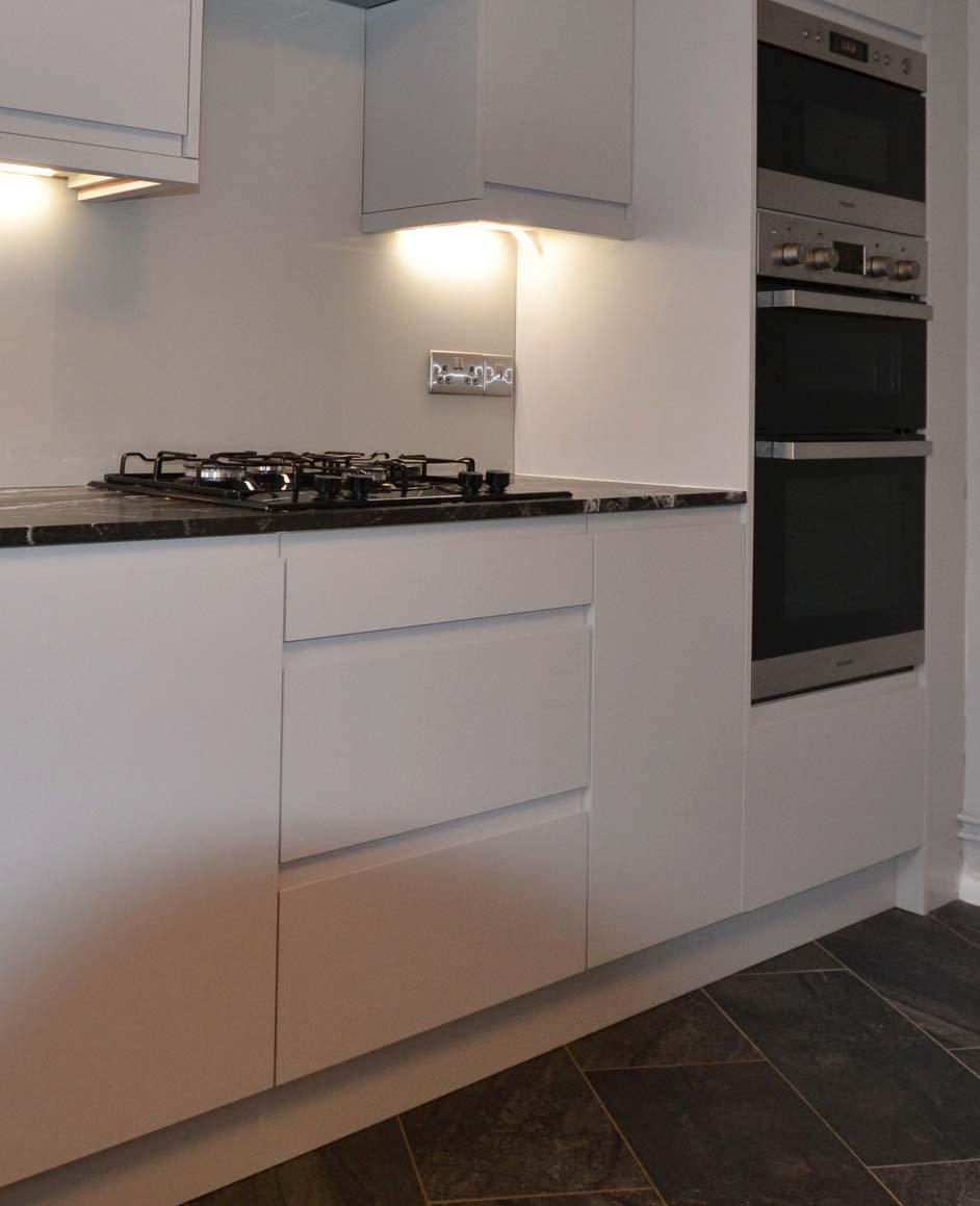 Supermatt Light Grey Kitchen Makeover | High Clere