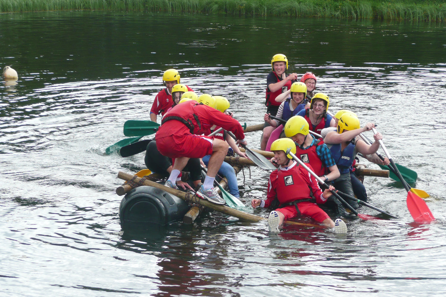 Raft Building in the Cairngorms | Cairngorms Activities