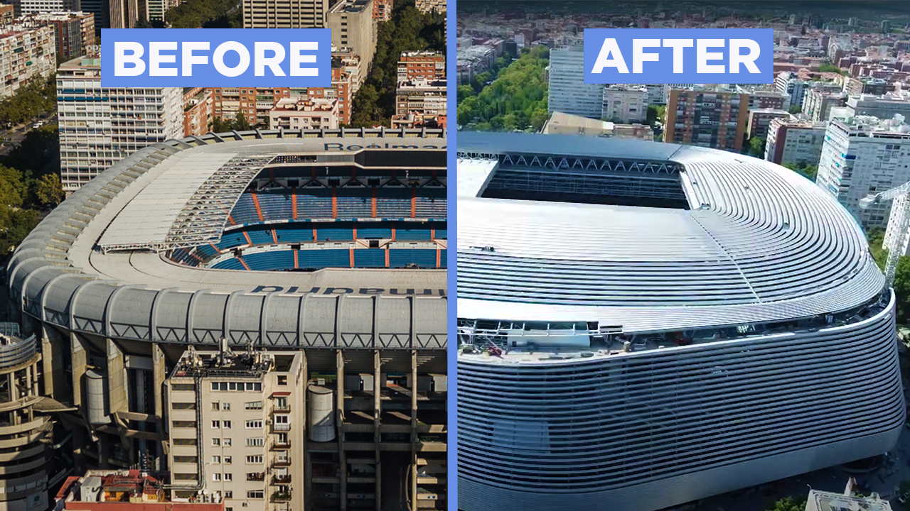 Inside Real Madrid's $1BN Stadium Upgrade Inside Real Madrid's $1BN Stadium Upgrade
