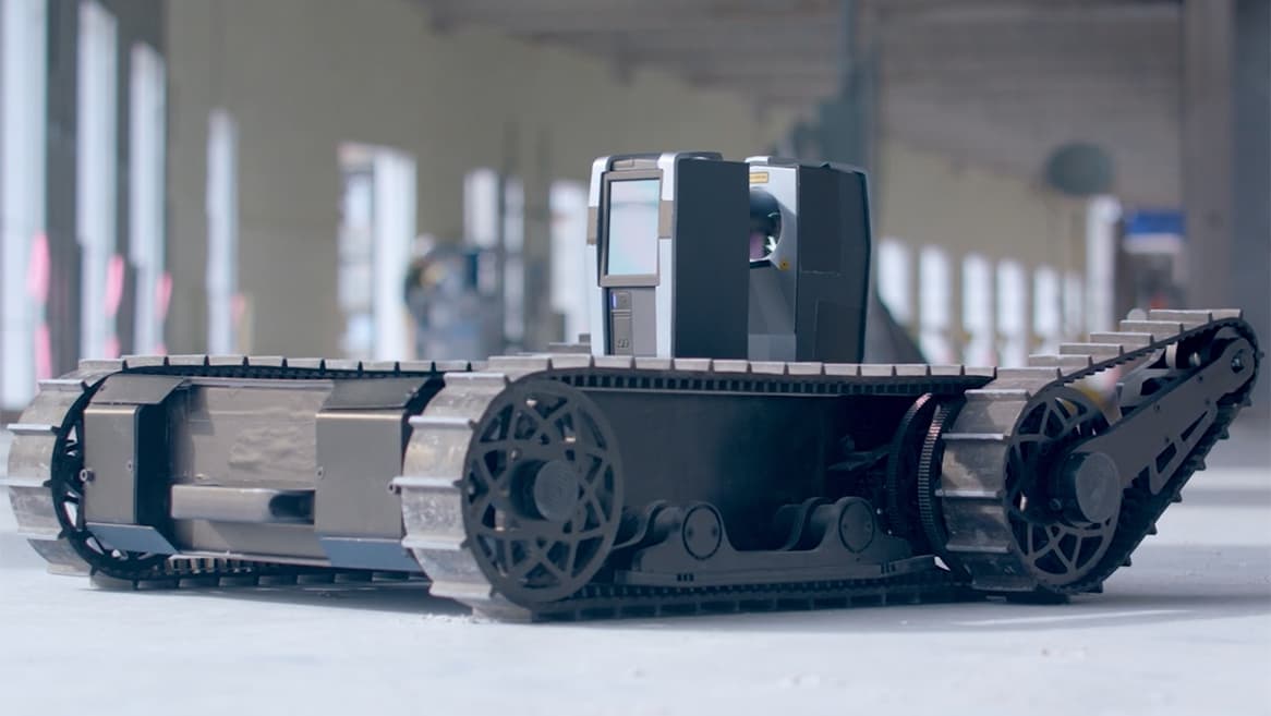 The robot that carries out site inspections