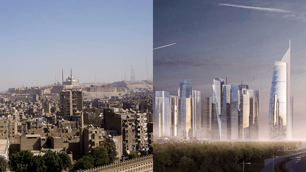Building egypts 58bn new city in the sand