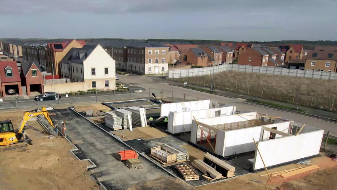 Modular low energy neighbourhood rises in corby