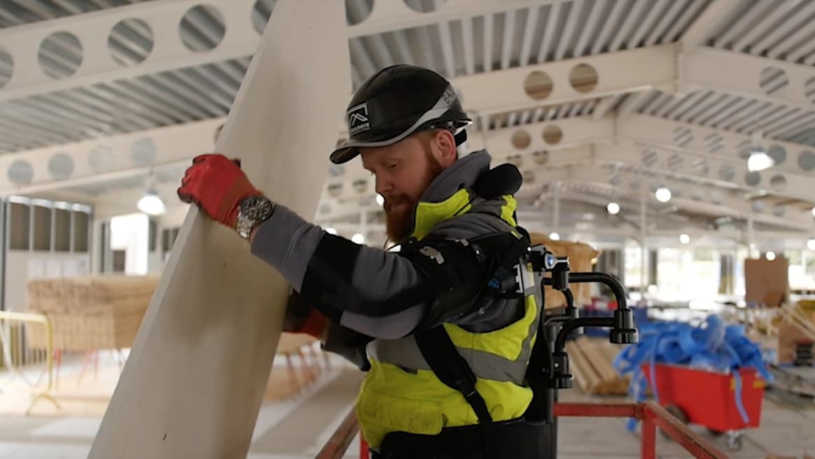 Exoskeletons trialled on uk construction site
