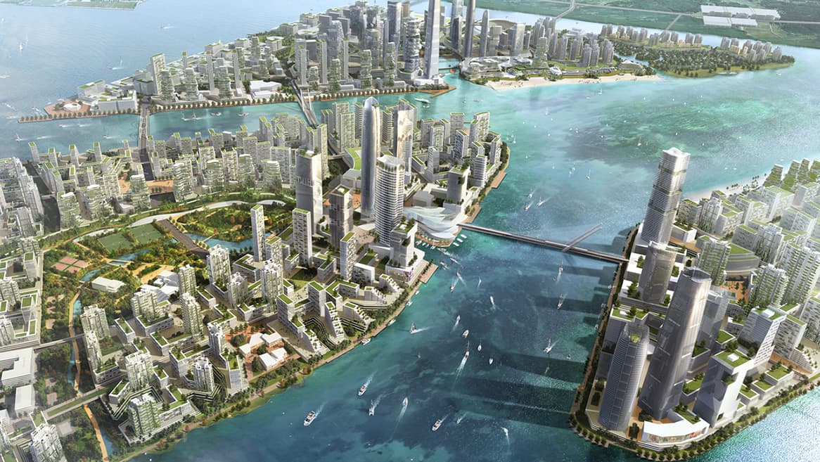 Malaysias 100bn smart island city