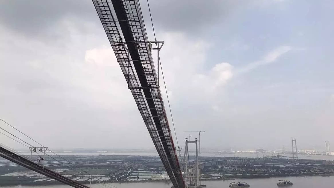 Second humen bridge a step closer to completion