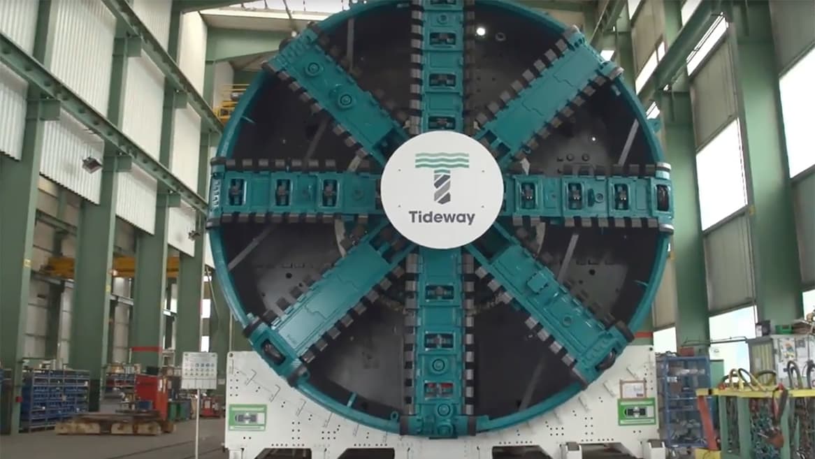 Thames tideway tunnel underway