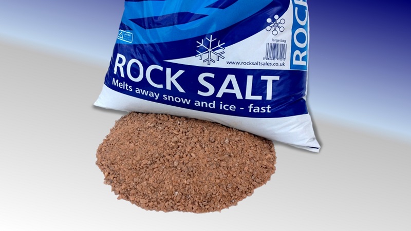 Rock Salt Ground De-Icer